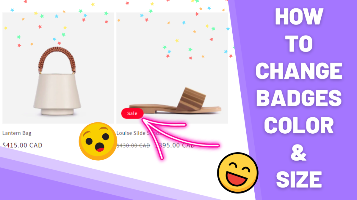 How to customize badges color and text size [all free themes] | EZFY